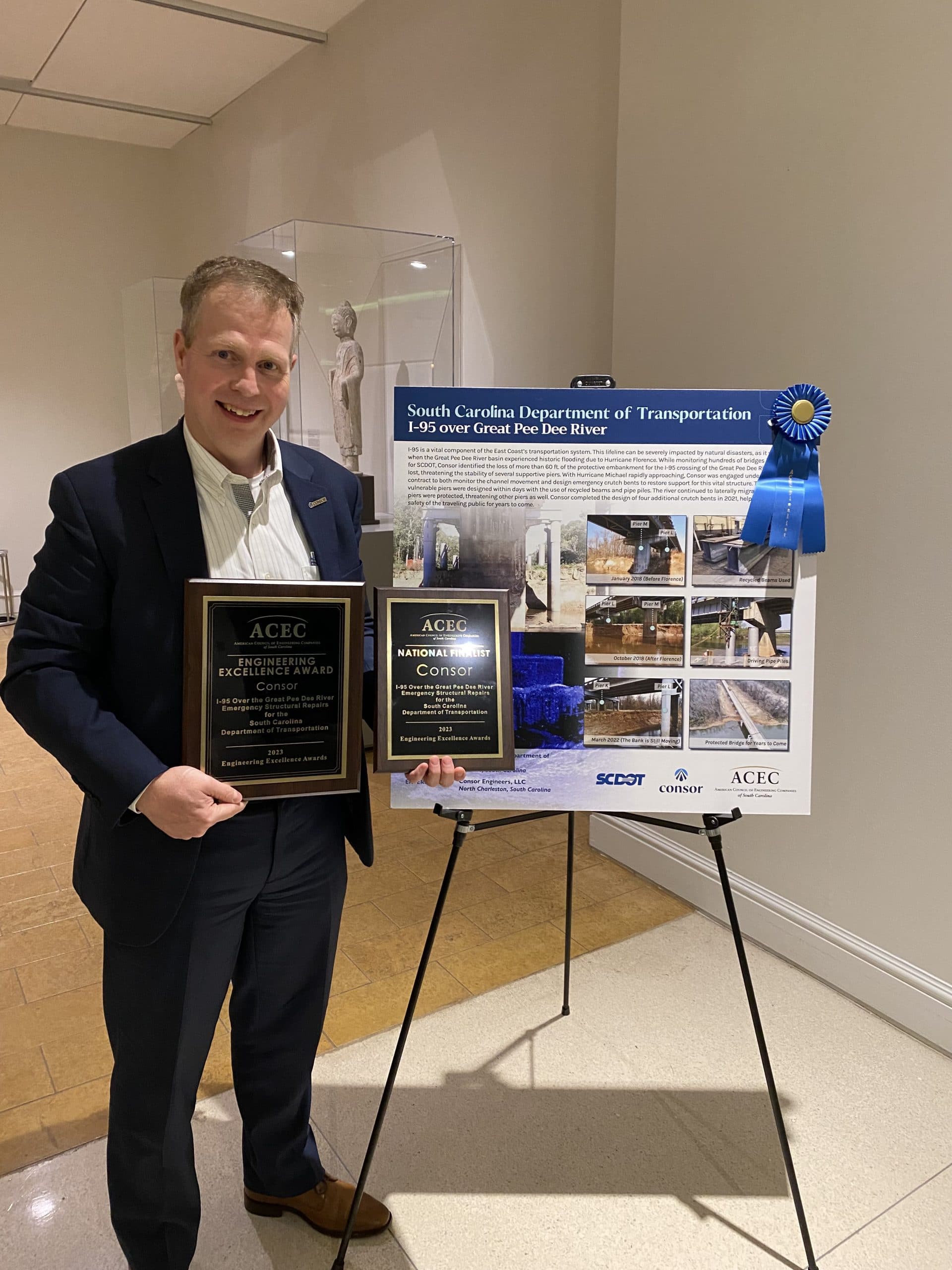 Work on I-95 Over Great Pee Dee River Following Hurricane Florence Wins ...